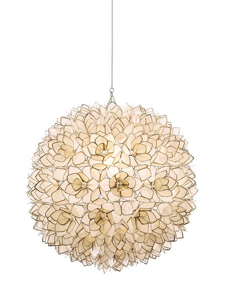 Capiz-Shell 1-Light Pendant - TropicaZona